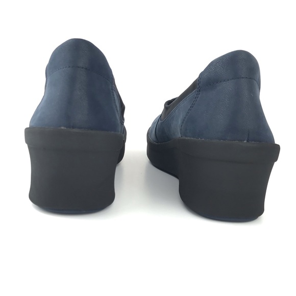 Clarks | Shoes | New Clarks Step Rose Moon Navy Blue Ortholite Shoe ...